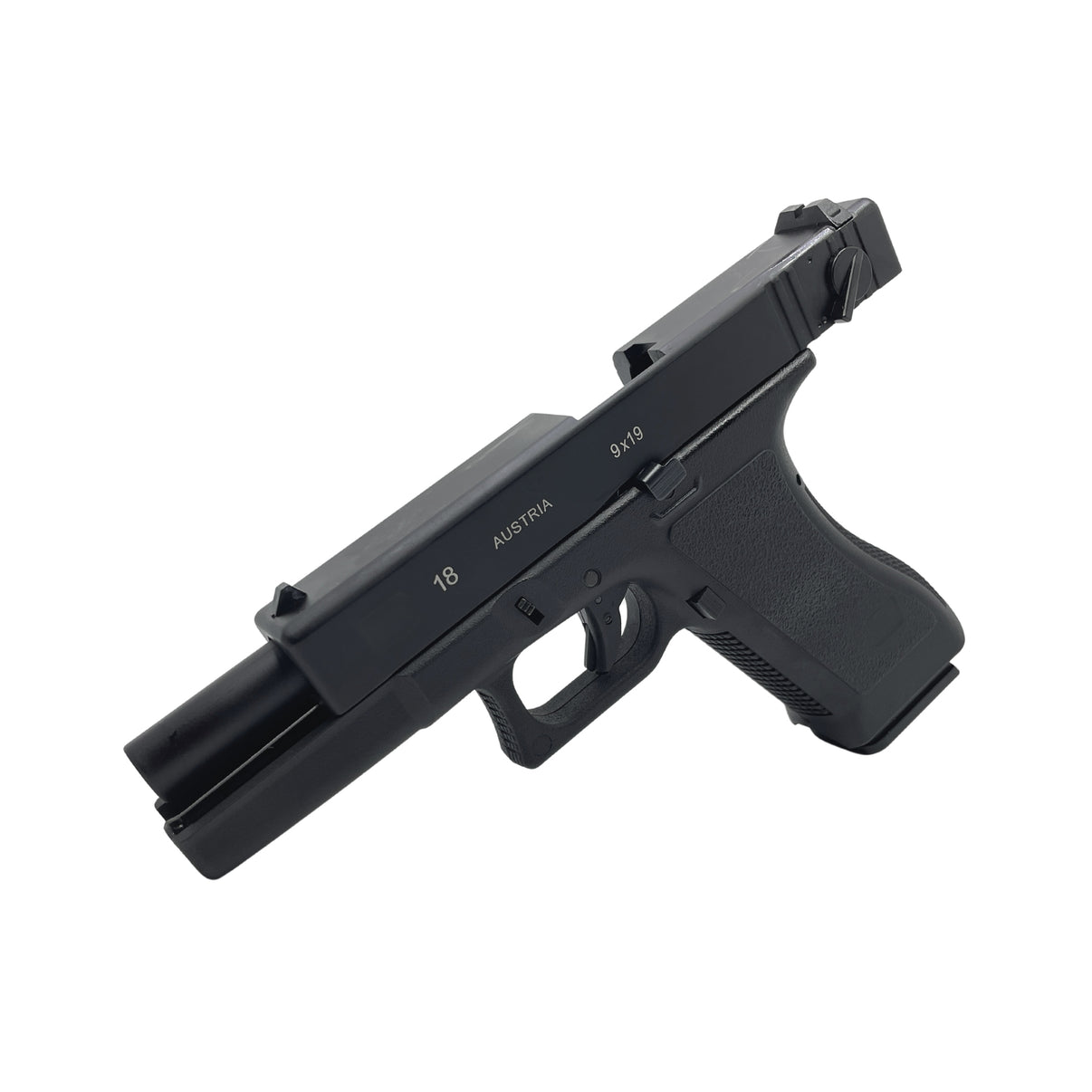 Full Automatic (774C) Double Bell G18 Metal Green Gas Blowback Pistol ...