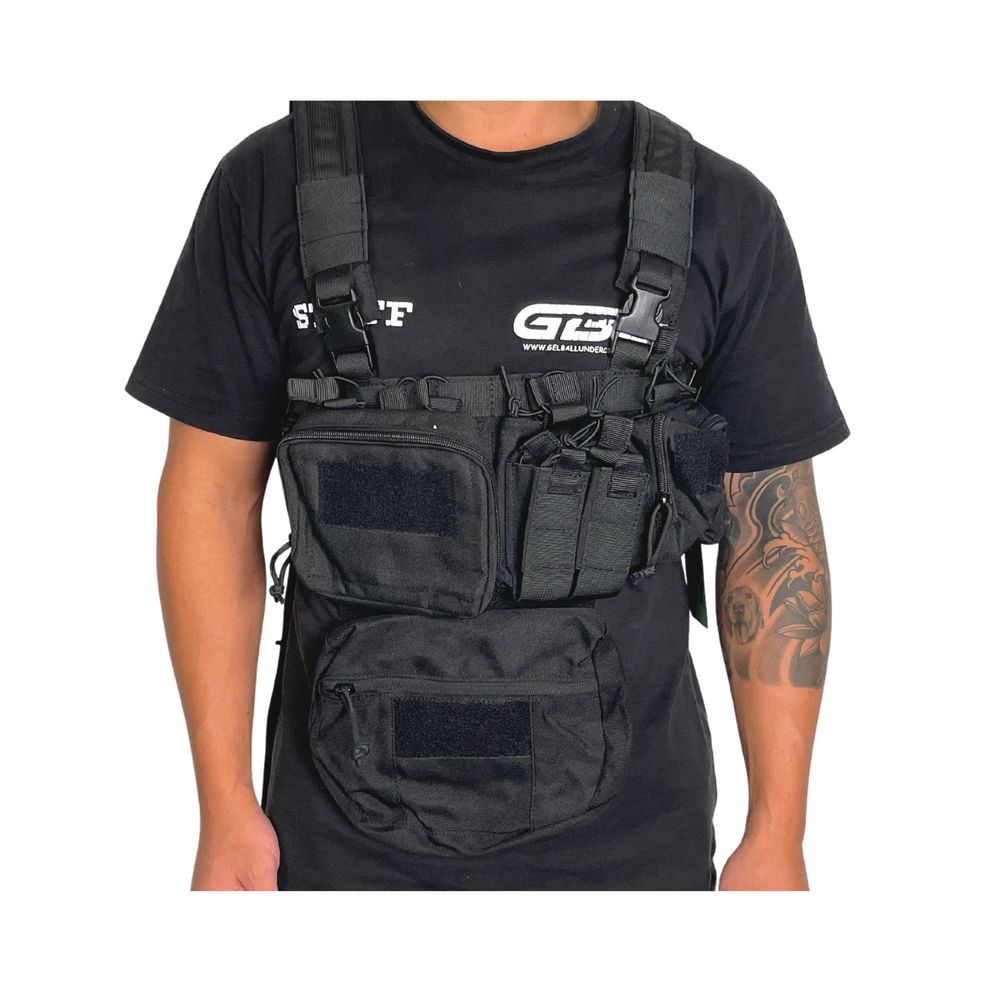 Full Adjustable Big Boy Front Chest Rig Kit – Gel Ball Undercover