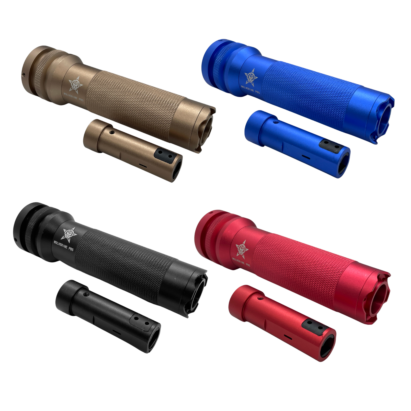 Wolverine PBS Suppressor 14mm Reverse Thread for Gel Blaster – Gel Ball ...